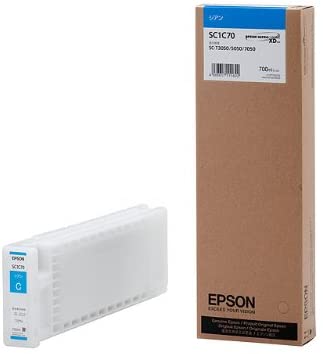 【楽天市場】新品 EPSON SC9C70 シアン エプソン SureColor インク カートリッジ パソコン 周辺機器 PCサプライ 消耗品 プリンター メーカー 純正 送料無料 ...
