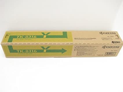 【楽天市場】新品 トナー カートリッジ メーカー 純正 TK-8316Y kyocera 京セラ TASKalfa 2550ci 送料無料 0632983026236 イエロー：エキサイトネット 本店