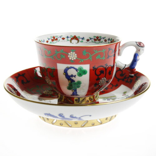 【楽天市場】ヘレンド (HEREND) シノワズリ G ゲデレ 西安の赤 ティーカップ＆ソーサー マンダリン 3364：エクスファクトリー