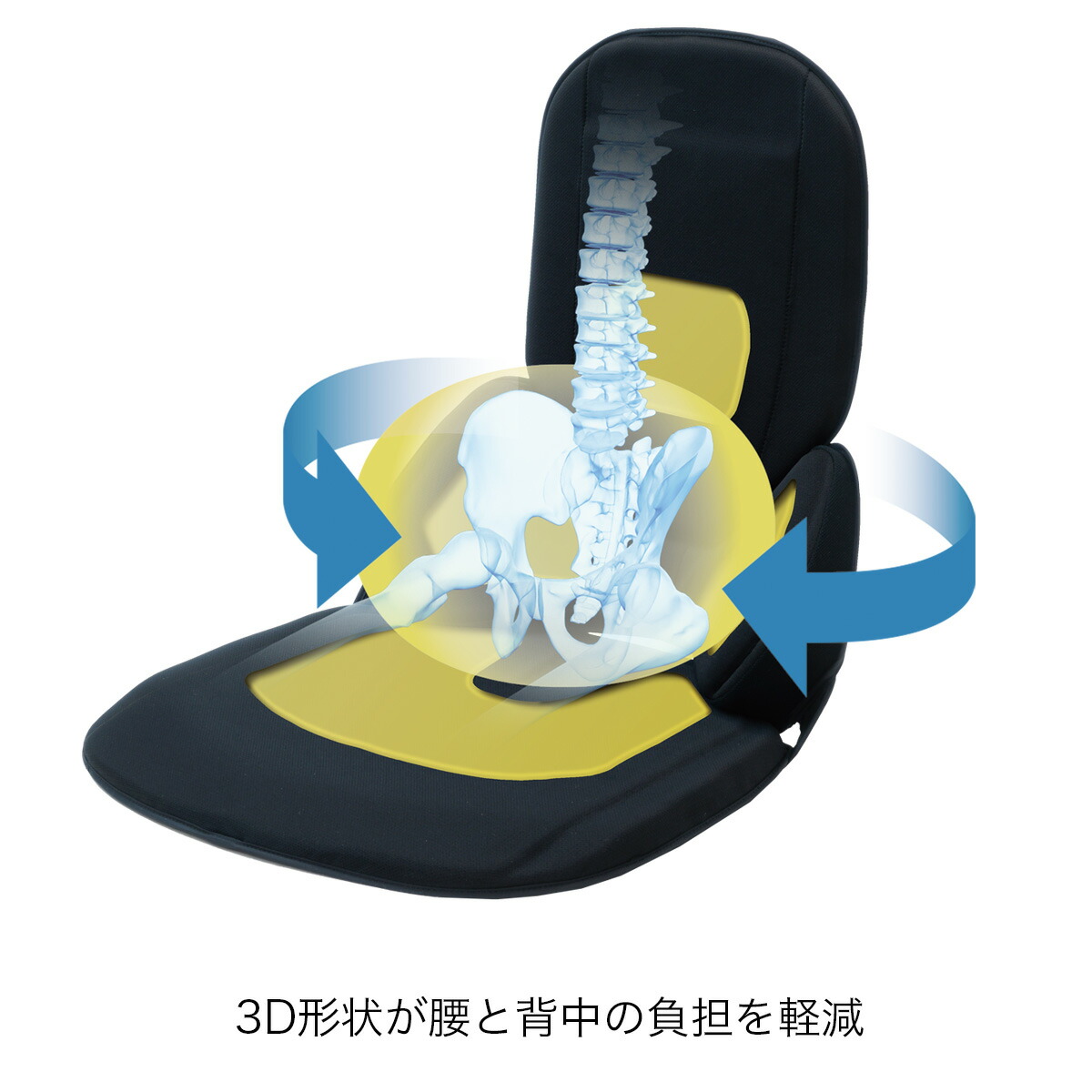 【楽天市場】エクスジェル メーカー公式 EXGEL ハグドライブスリム HUD03 日本製 クッション カーシートクッション ジェルクッション 自動車用 カークッション カーシート ドライブ ...