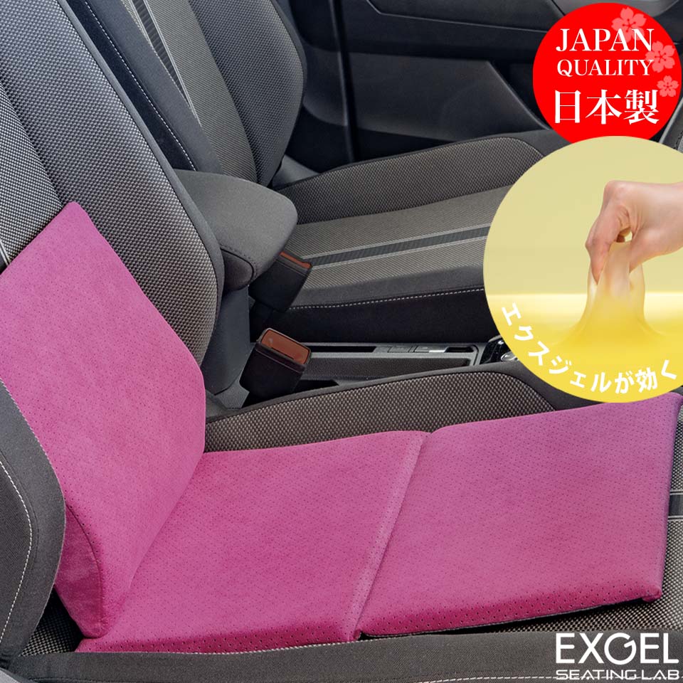 【楽天市場】\腰痛対策の決定版／ エクスジェル EXGEL HUD2434 ハグドライブランバーパッドハイエストセット ギフト ドライブクッション 車 クッション ドライブ 長距離ドライブ ...