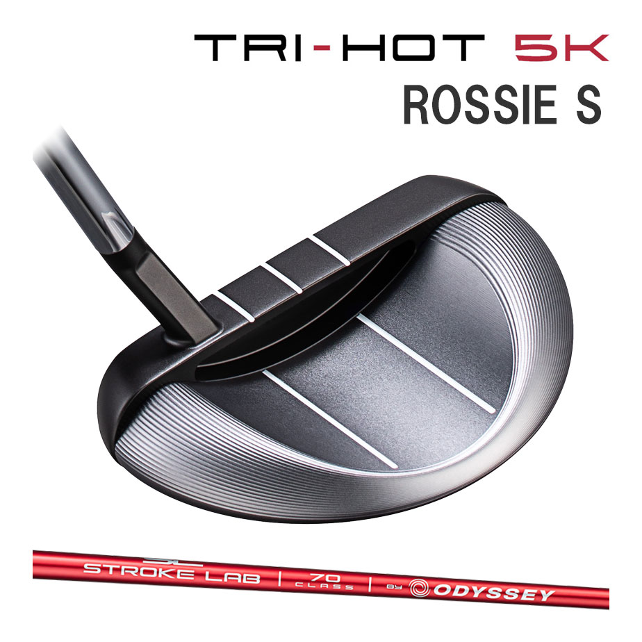 【楽天市場】オデッセイ トライホット 5K ロッシー S TRI-HOT 5K ROSSIE S パター 右用 STROKE LAB シャフト レッド 2023年モデル ODYSSEY 日本 ...