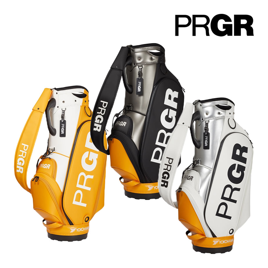 【楽天市場】プロギア スポーツモデル プロ仕様コンパクトモデル キャディバッグ メンズ PRCB-232 ブラック ホワイト イエロー 9.0型 47インチ対応 4.2kg 5分割 ゴルフ ...