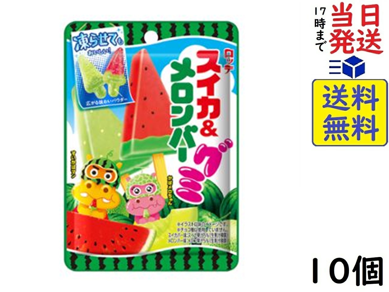 【楽天市場】ロッテ スイカ&メロンバーグミ 73g ×10個 賞味期限2026/06：exicoast Internet store 2号店