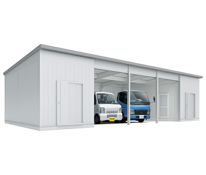 【楽天市場】イナバガレージ 倉庫・ガレージSGN-358MUN-5（ミディアム/多雪型/布基礎）関東送料無料 一部地域組立対応可 車庫 ガレージ 収納庫 倉庫 備蓄 稲葉製作所：エクシーズ