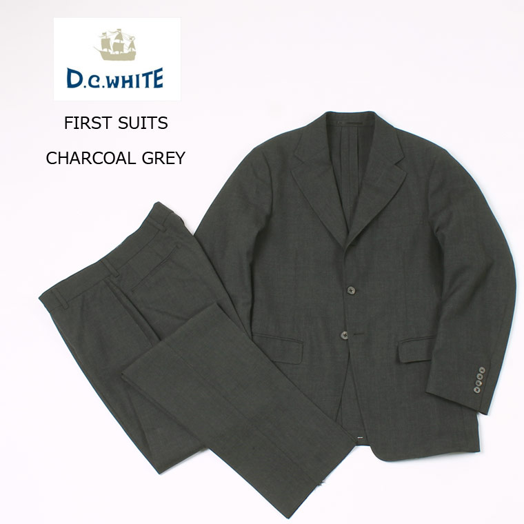 【楽天市場】D.C. WHITE (ディーシーホワイト) FIRST SUITS - CHARCOAL GREY セットアップ メンズ ...
