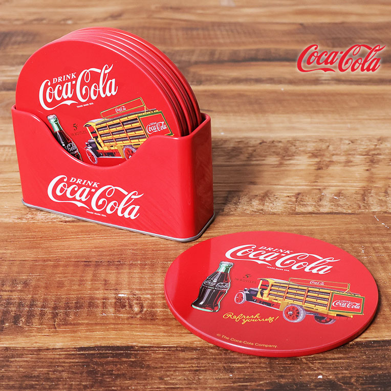 【楽天市場】COCA COLA / コカ・コーラ CC003 COCA COLA COASTER / コカコーラ コースター -全1色 ...