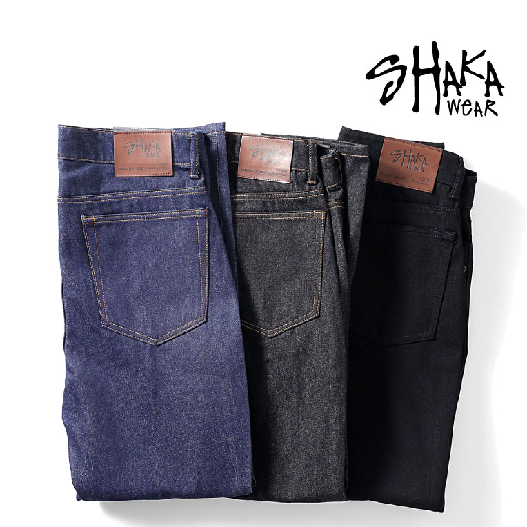 【楽天市場】SHAKA WEAR / シャカ ウェア SHAKA07 13oz DENIM JEANS / 13オンスデニムジーンズ -全3色 ...