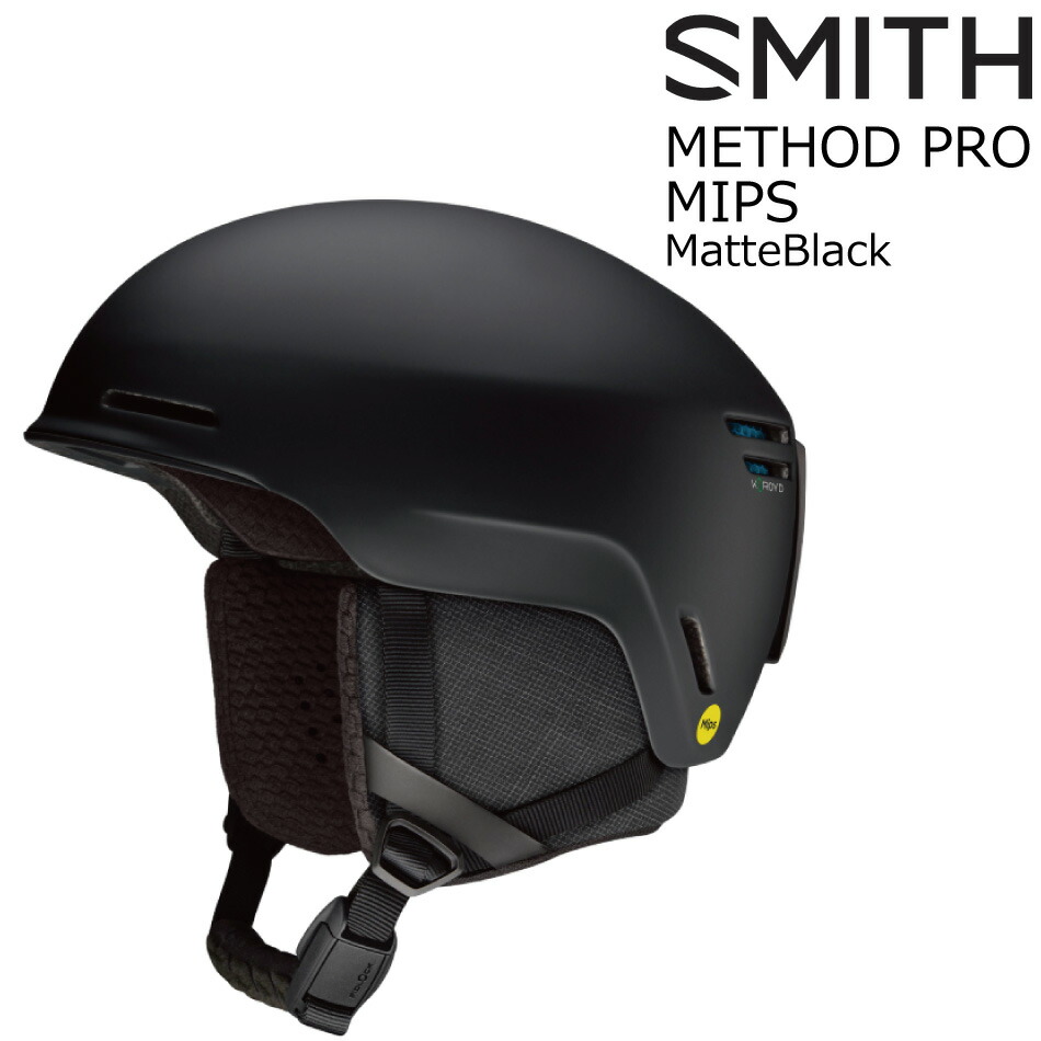 【楽天市場】25-26 スミス スノーヘルメット メソッド プロ ミップス マットブラック SMITH Helmet METHOD PRO ...