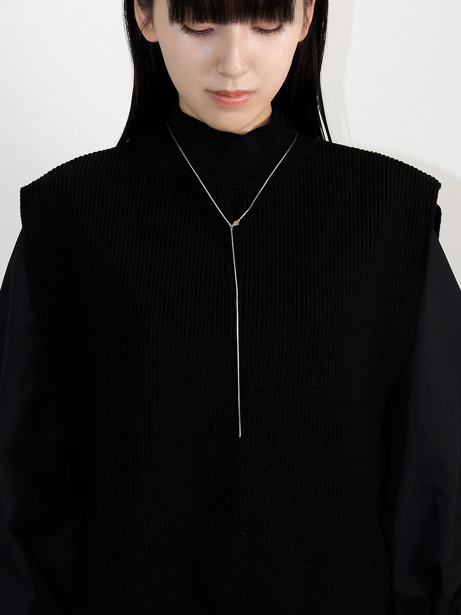 【楽天市場】UNKNOWN. U130 " SMS DROP NECKLACE " / シルバー チェーン ネックレス シンプル メンズ ...