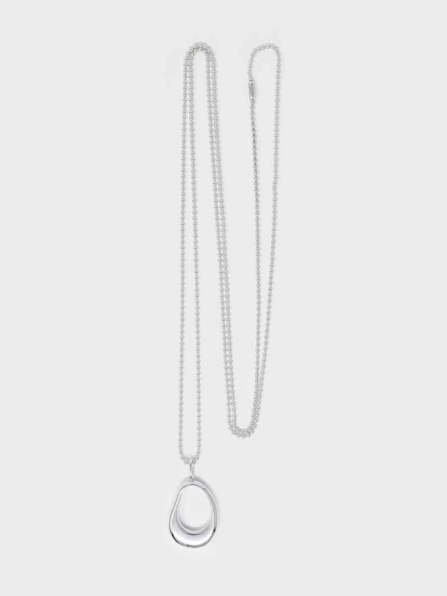 【楽天市場】Liquid MNN-002 oval S necklace シルバー ネックレスシンプル メンズ レディース リキッド：EXTREME