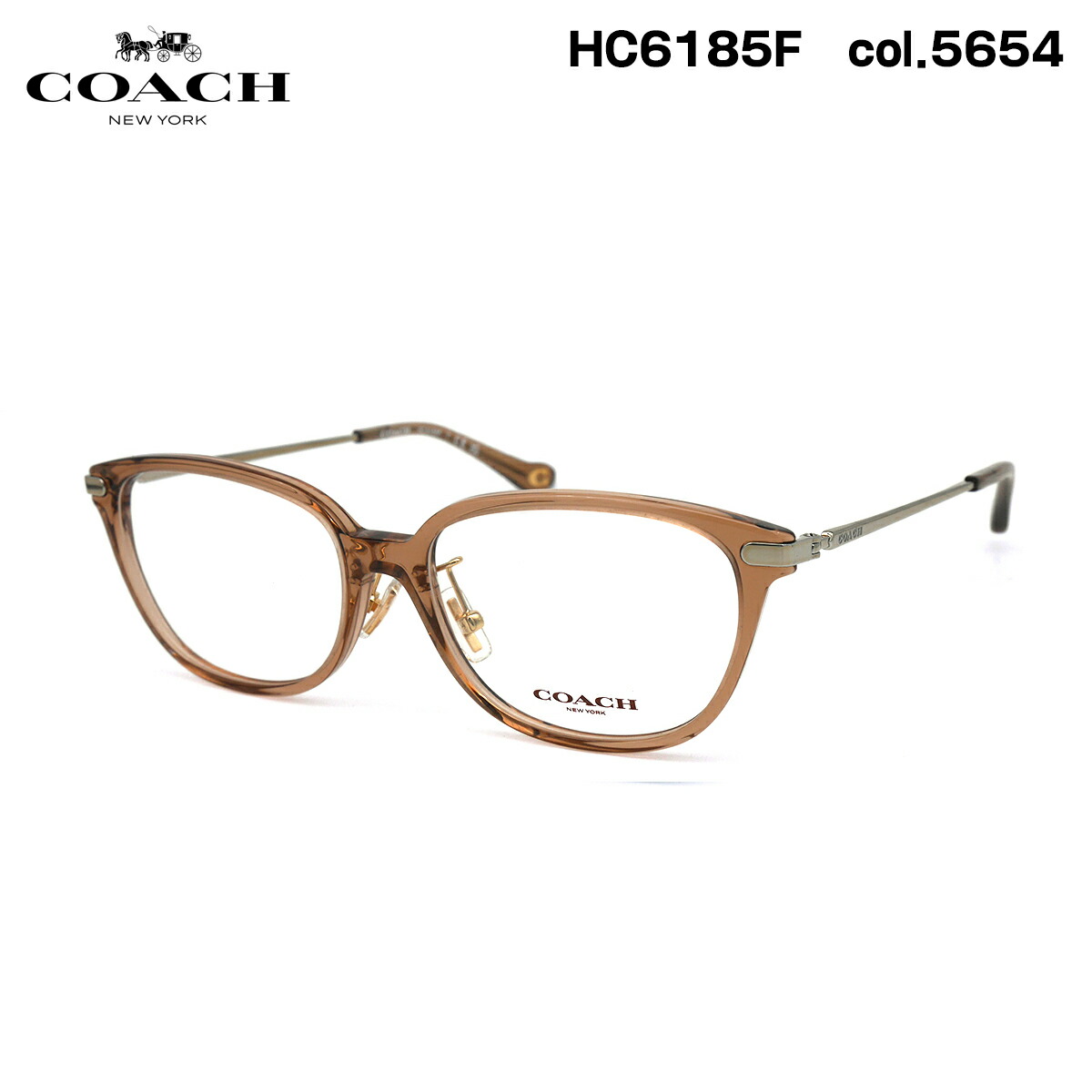【楽天市場】コーチ メガネ HC6185F 5654 54mm COACH アジアンフィット フレーム 国内正規品：メガネ補聴器の専門店 アイニード