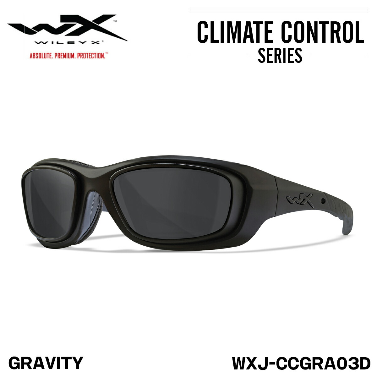 【楽天市場】ワイリーエックス グラビティ サングラス WXJ-CCGRA03D WILEY X WX GRAVITY RIM Black ...