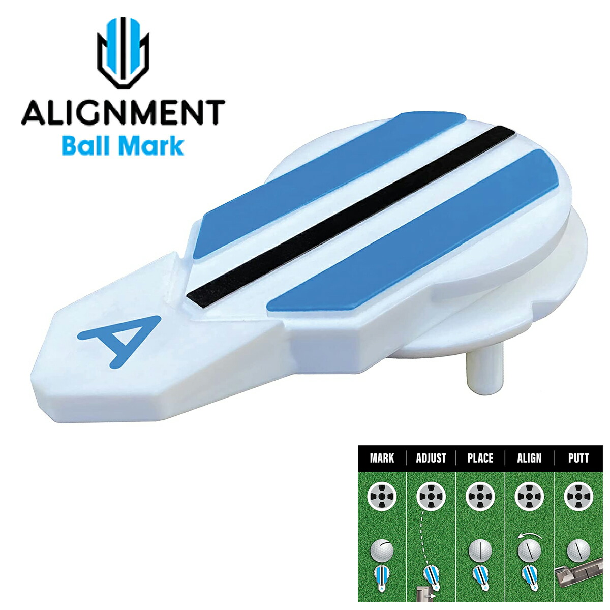 【楽天市場】ALIGNMENT Ball Mark (アライメントボールマーク) ボールマーカー 【当店在庫品】：EZAKI NET GOLF
