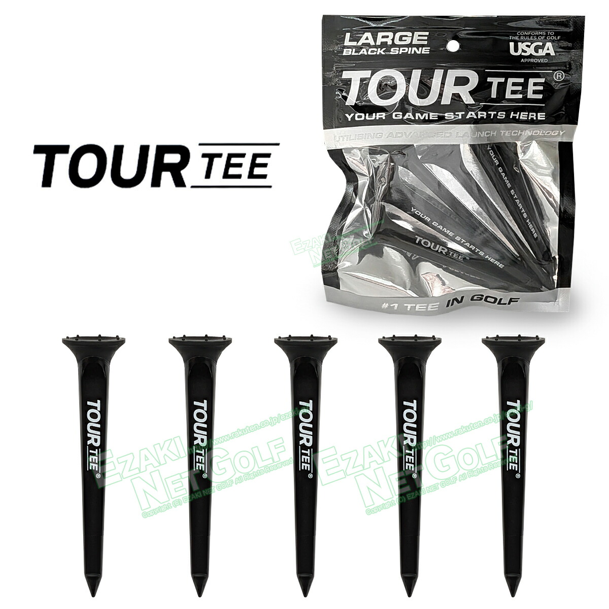 【楽天市場】【4/1 エントリー/抽選で最大100%ポイントバック】 TOUR TEE ツアーティー 正規品 ORIGINAL Black ...