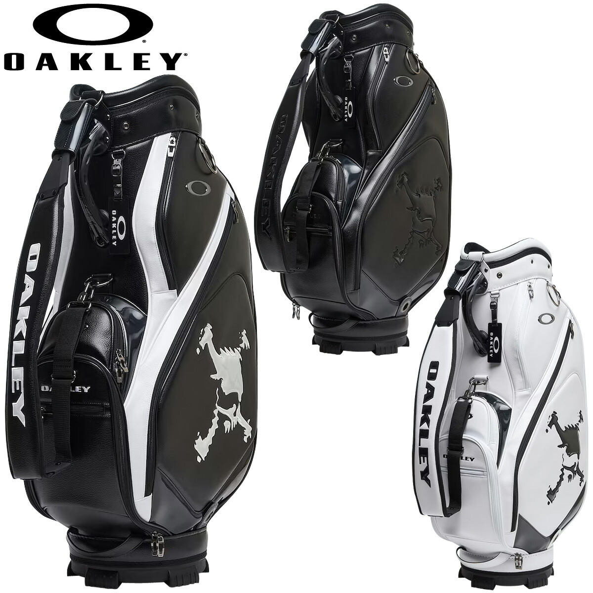 【楽天市場】OAKLEY オークリー 日本正規品 SKULL GOLF BAG 17.0 FW ( スカル ゴルフ バッグ 17.0 FW ...