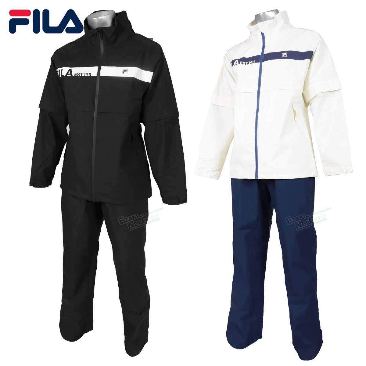 【楽天市場】FILA GOLF フィラゴルフ レインウエア 上下セット 「 784990 」 【当店在庫品】：EZAKI NET GOLF