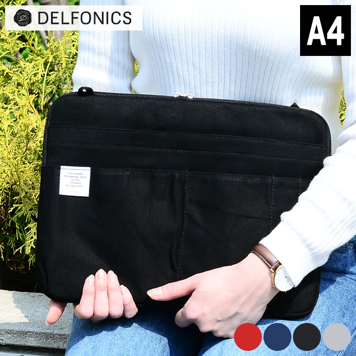 【楽天市場】【25日はポイント最大10倍祭♪】インナーキャリング A4 パソコンケース ノートPC ケース キャンバス DELFONICS デルフォニックス 13インチまでのPC/タブレット ...