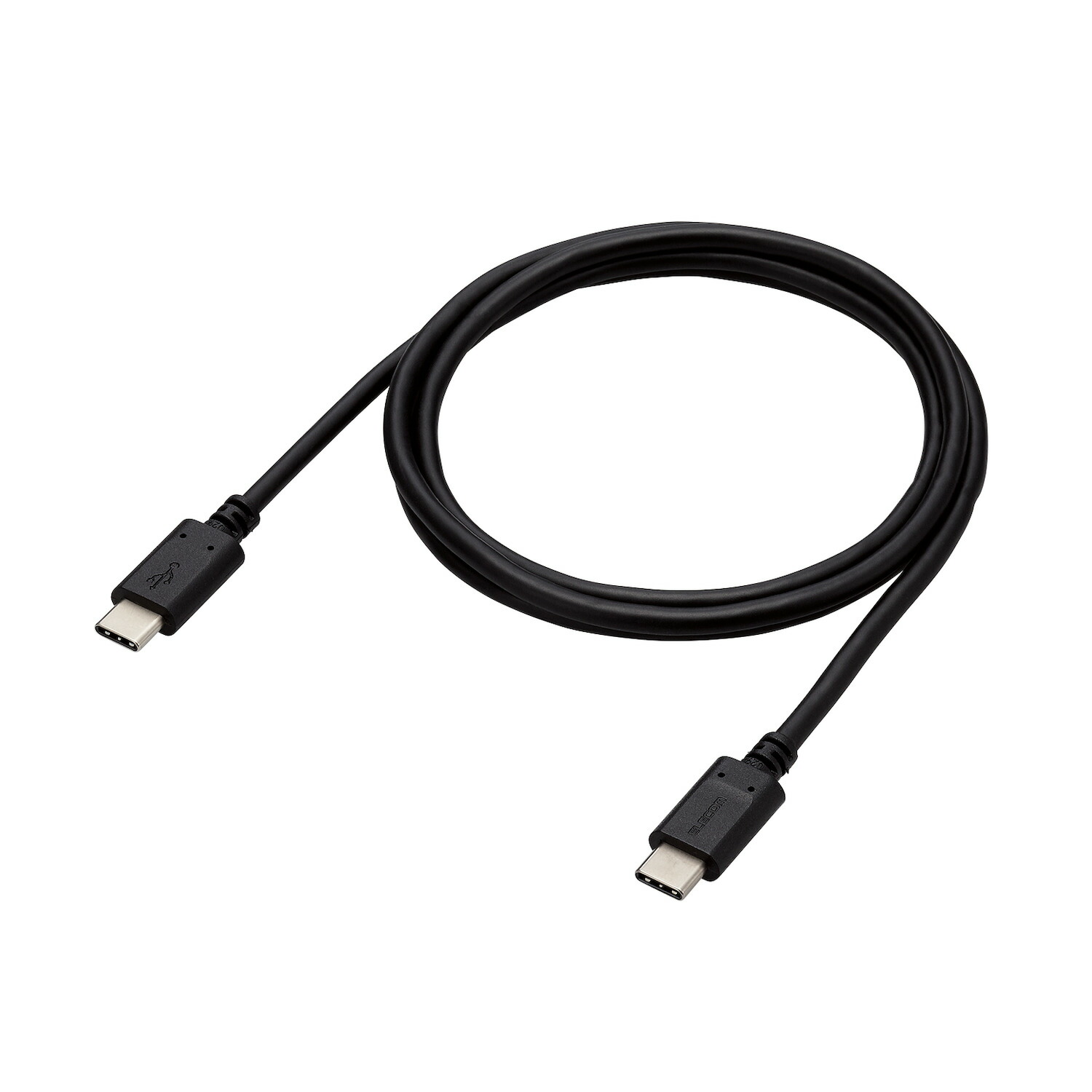 【楽天市場】[ELECOM]USB Type C ケーブル ( タイプ C to C ) 1m PD 100W スリムケーブル 小型化コネクタ 【 iPhone パソコン スマホ 等 Type ...