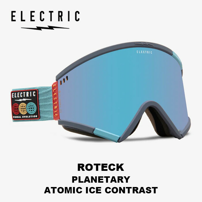 【楽天市場】ELECTRIC エレクトリック ゴーグル ROTECK PLANETARY ATOMIC ICE CONTRAS 23-24 ...