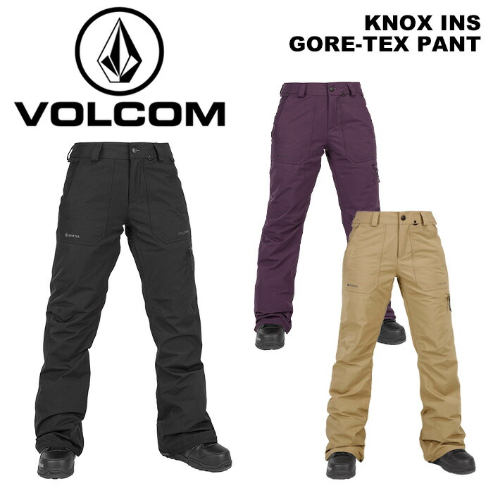 【楽天市場】VOLCOM ボルコム ウェア KNOX INS GORE-TEX PANT 23-24(2024)モデル パンツ スノーボード ...