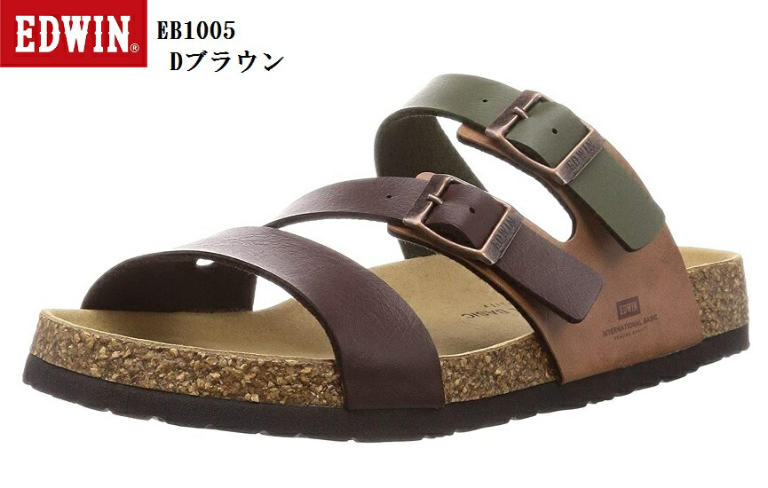 【楽天市場】(エドウィン)EDWIN EB1005 フットベットカジュアルサンダル (MW)リゾートサンダル Zベルトが足元を引き締めて見せる メンズ：フューチャーロード