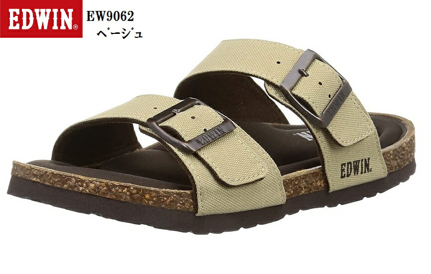 【楽天市場】(エドウィン)EDWIN EW9062 メンズ フットペットカジュアルサンダル 海に川に山にと大活躍の1足 リゾートサンダル ダブルベルトが履きやすくシンプル：フューチャーロード
