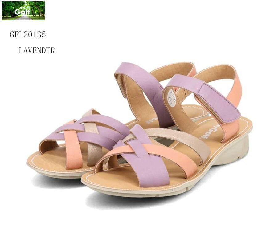 【楽天市場】(City Golf)GFL20135 カジュアルコンフォートアウトステッチバックストラップサンダル シティ ゴルフ 本革 ベルト ...