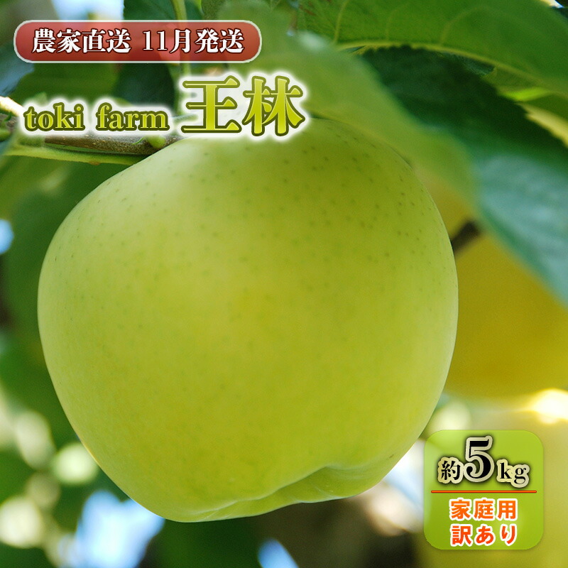 【楽天市場】【ふるさと納税】【11月発送】toki farm 家庭用 王林 約5kg 訳あり【弘前市産・青森りんご 果物類 林檎 リンゴ ...