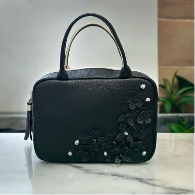 【楽天市場】【ふるさと納税】ハンドバッグ フィオーレ ブラック【1513728】：千葉県八千代市