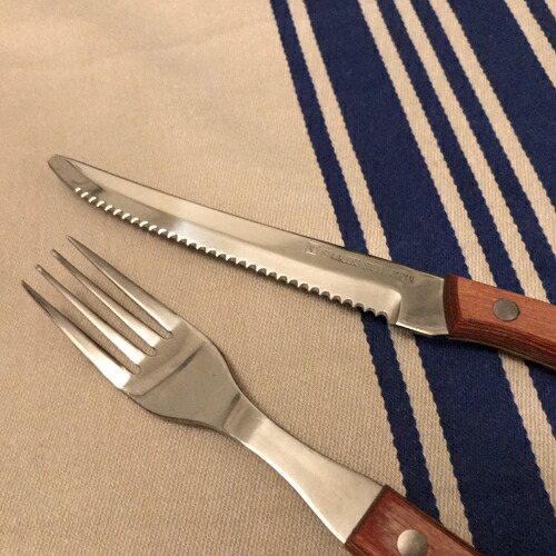 【楽天市場】【ふるさと納税】ステーキナイフ フォーク セット （ナイフ×4、フォーク×4） H8-66 天然木 カトラリー ナイフ 木製 ...