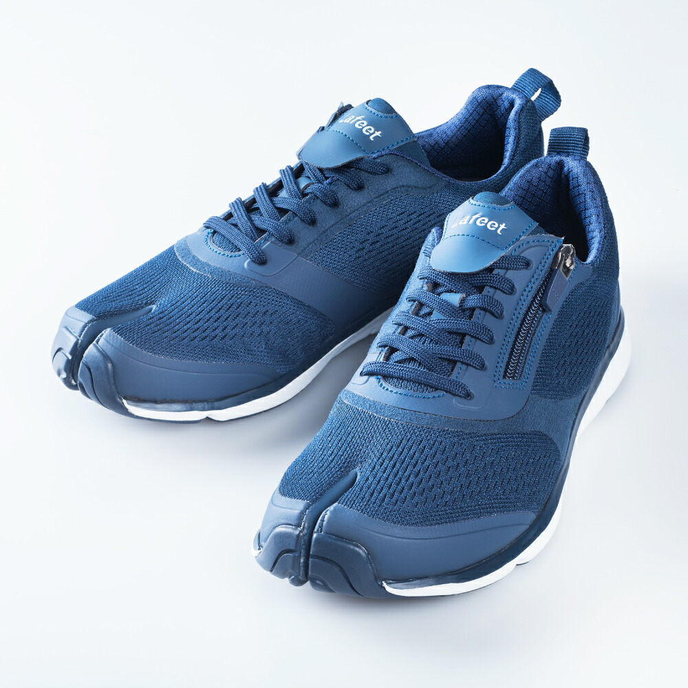 【楽天市場】【ふるさと納税】足袋シューズ「Lafeet」VL07・ネイビー【22.5cm～27.5cm】 【ファッション・靴・シューズ】：岡山県倉敷市