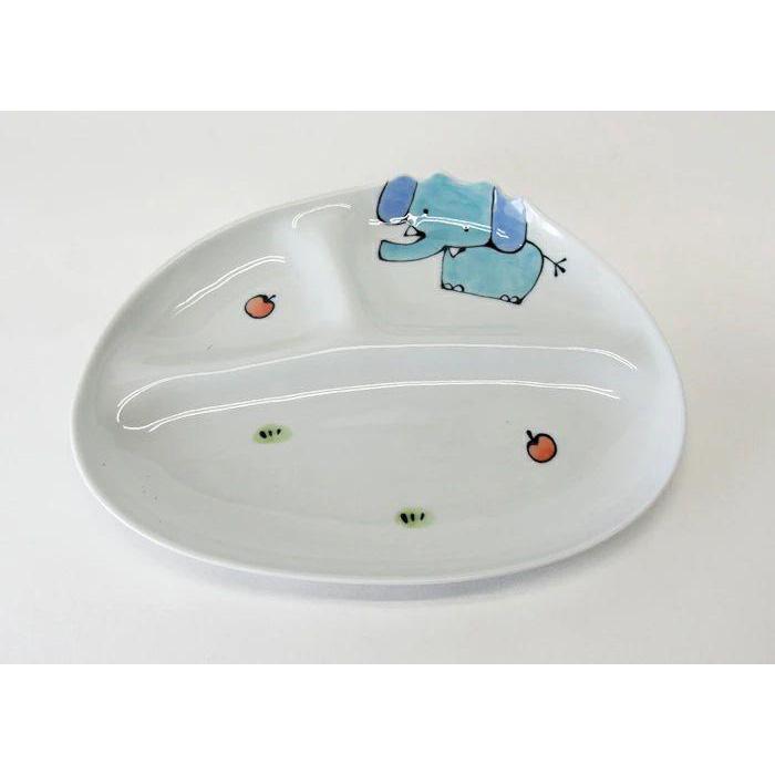 【楽天市場】【ふるさと納税】【波佐見焼】仕切り付きのお皿 ぞう 【西海陶器】1 60234 | ギフト 陶器 touki おしゃれ 伝統 人気 ...