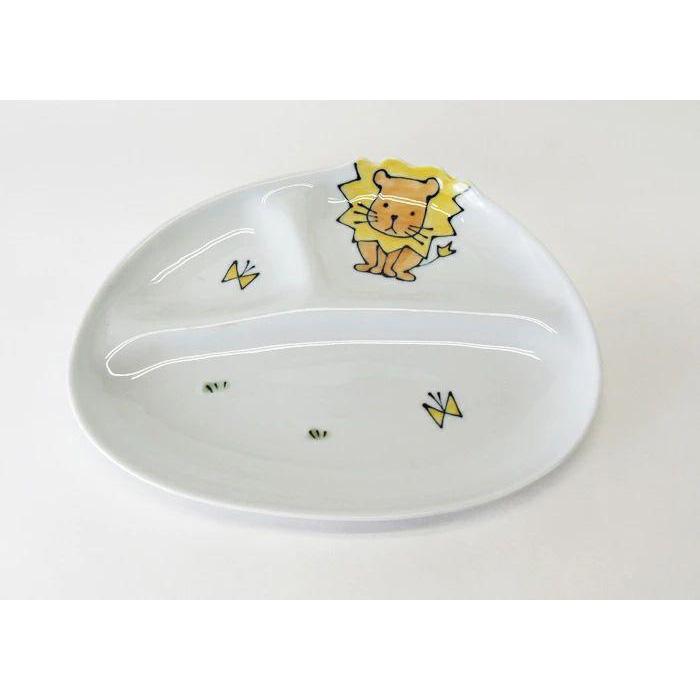 【楽天市場】【ふるさと納税】【波佐見焼】仕切り付きのお皿 らいおん 【西海陶器】1 60235 | ギフト 陶器 touki おしゃれ 伝統 ...