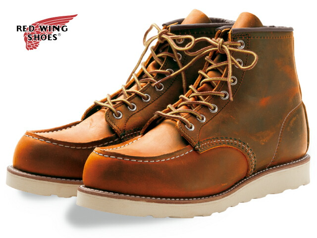 【楽天市場】【交換送料無料】 レッドウィング RED WING クラシックワークモックトゥ RW 8876 CLASSIC WORK MOC ...
