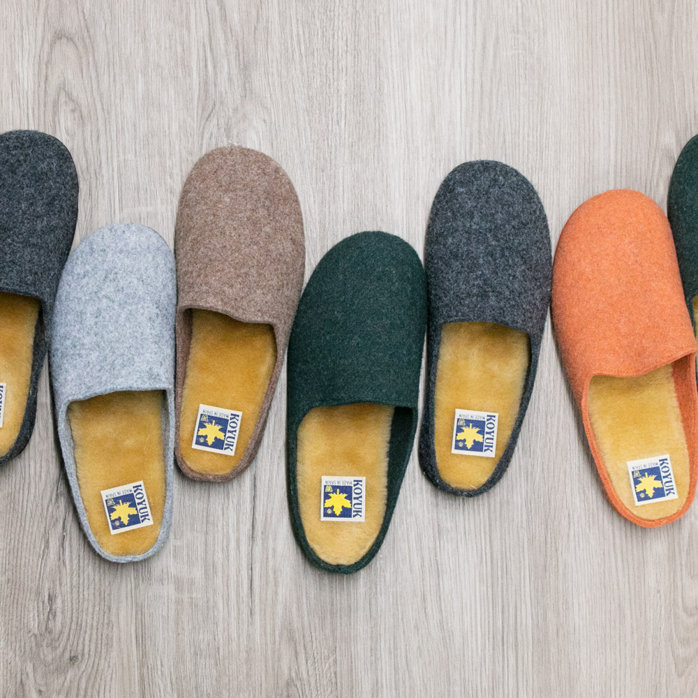 【楽天市場】スリッポン ルームシューズ フェルト生地 やわらかい おしゃれ サンダル 室内履き KOYUK 38308｜正規販売店 在庫処分 ...