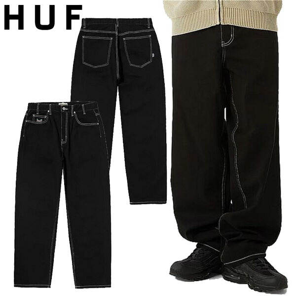 【楽天市場】HUF ハフ CROMER SIGNATURE PANT クローマー シグネイチャー パンツ ボトム バギージーンズ メンズ ...