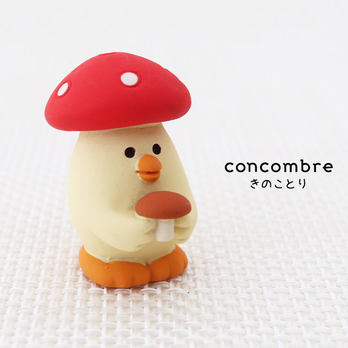 【楽天市場】コンコンブル ( concombre ) デコレ ( DECOLE ) きのこの森 「 きのことり 」 ZCB-35323 ...