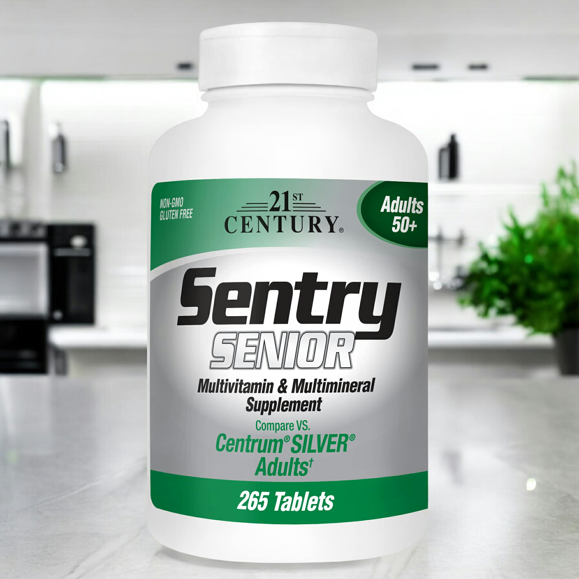 【楽天市場】21st Century Health Care, Sentry Senior, Multivitamin & Mineral ...