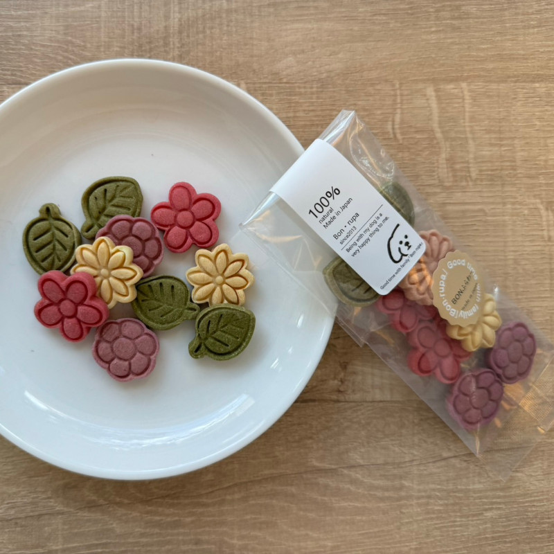 【楽天市場】 最大999円OFFクーポン Bon・rupa ボンルパ 米粉くっきー BONふらわ～ 20g（69000204）：ペットファミリー