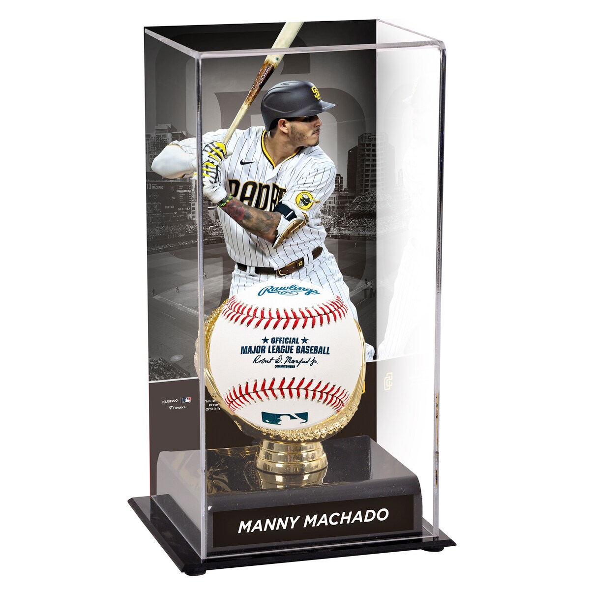 【楽天市場】【エントリーでポイント5倍】【公式グッズ】MLB パドレス マニー・マチャド コレクタブル用ケース Fanatics ファナティ ...