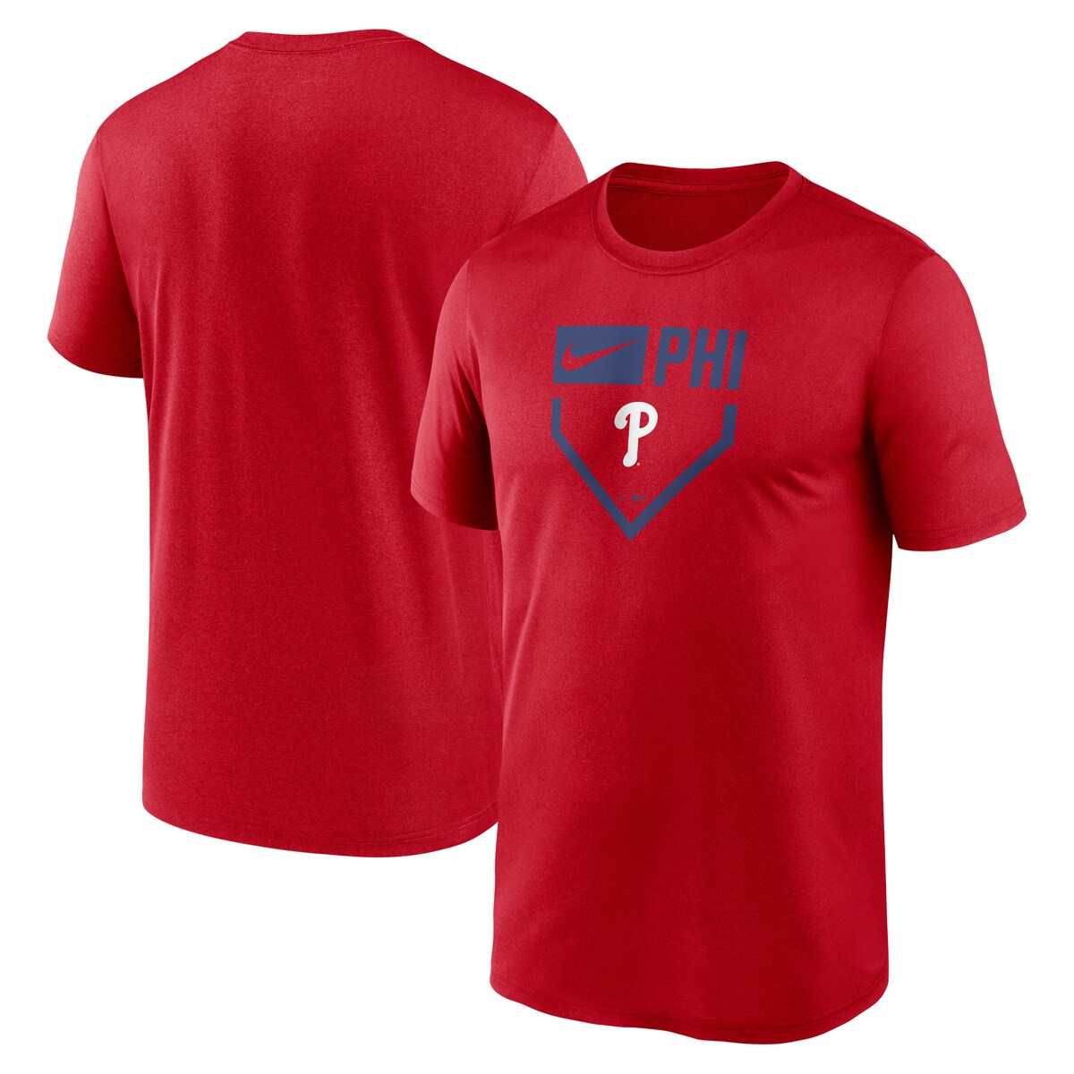 【楽天市場】【公式グッズ】MLB フィリーズ Tシャツ Nike ナイキ メンズ レッド (Men's Nike MLB Home Plate ...