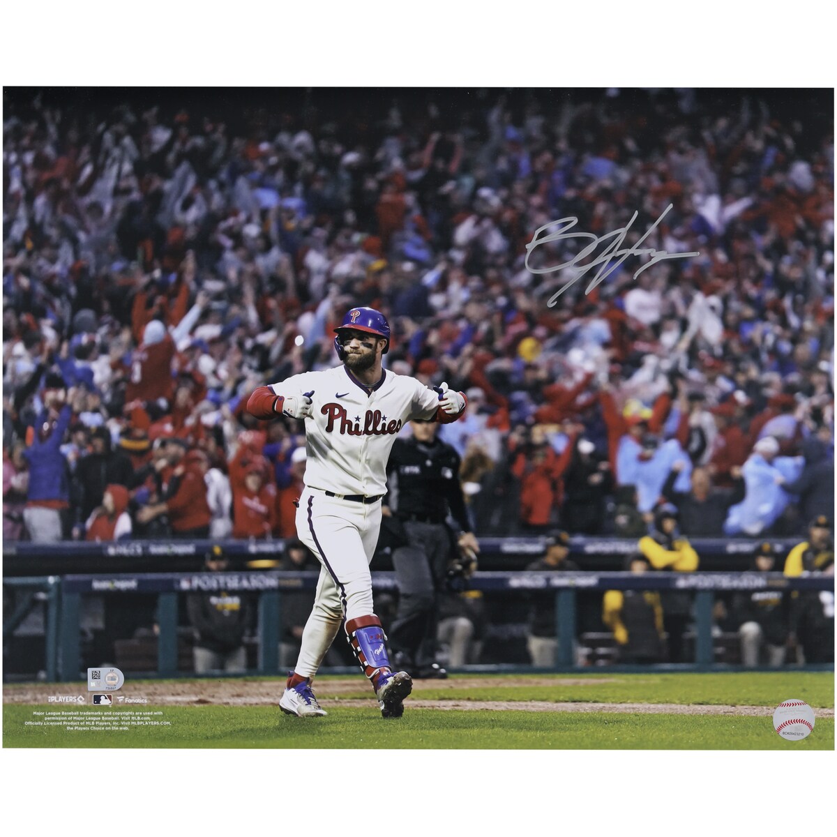 【楽天市場】【MLB公式ホログラム付】MLB フィリーズ ブライス・ハーパー 直筆サイン フォト （16x20） Fanatics（ファナティ ...