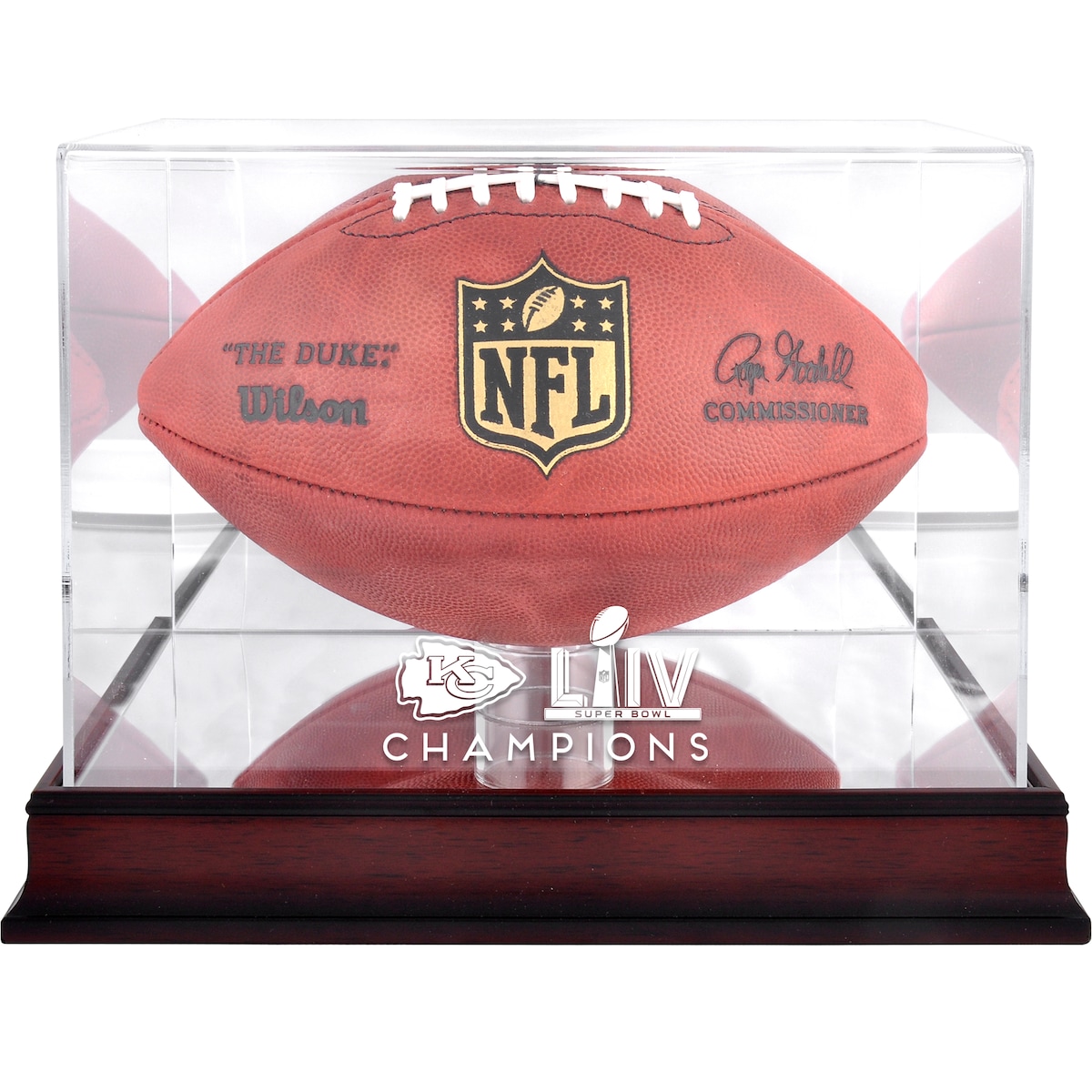 【楽天市場】【公式グッズ】NFL チーフス ボール ディスプレイケース Fanatics（ファナティクス） (SB 54 Champs ...