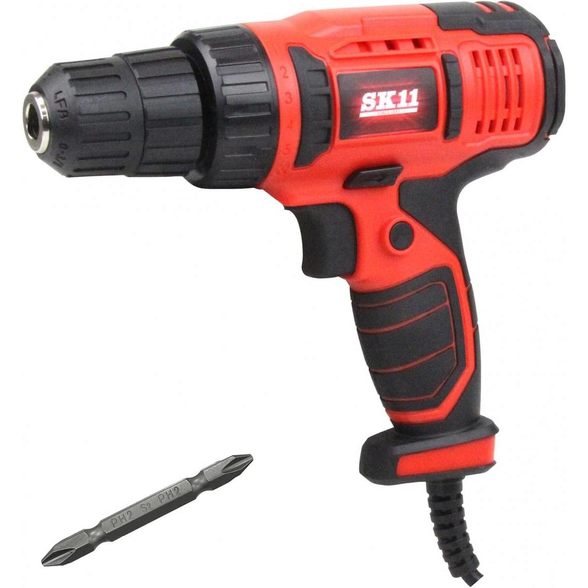【楽天市場】SK11 コード式ドリルドライバ SDD-100ACN コード式 ドリルドライバー ドライバー ネジ締め ねじ 電動工具 工具 藤原産業：ファンズファクトリー