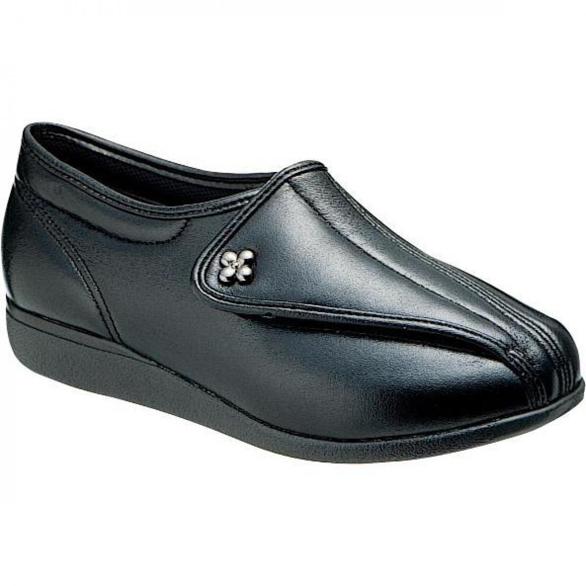 【楽天市場】アサヒシューズ 快歩主義 婦人 靴 L011 ブラックスム−ス （右足のみ） 22.0cm 3E 転倒防止 軽量 シューズ レディース リハビリ：ファンズファクトリー