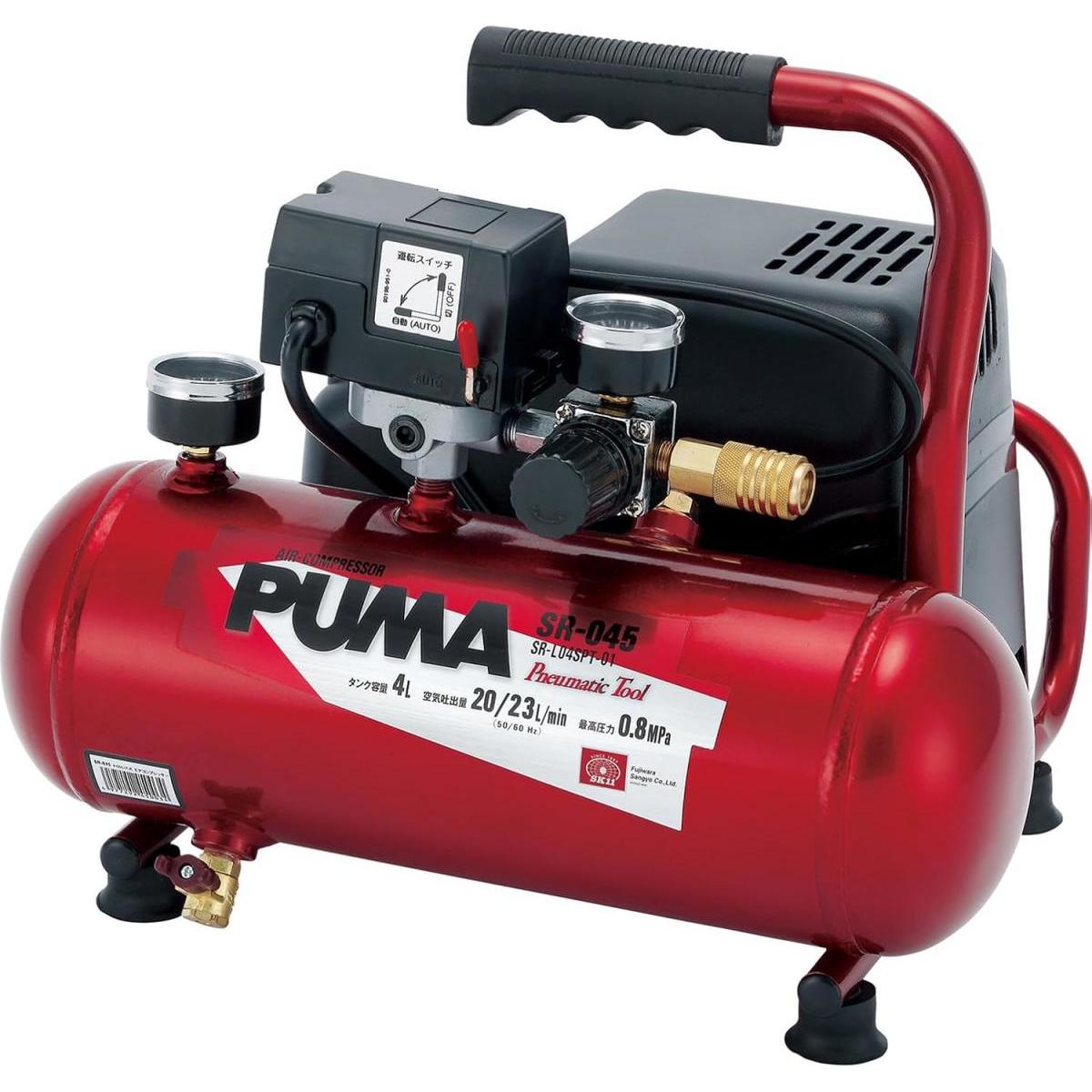 【楽天市場】SK11 エアコンプレッサ SR-045 SR-L04SPT-01 エアーコンプレッサー コンプレッサ 空気入れ タッカー ハンドル付き 工具 エアーツール：ファンズファクトリー