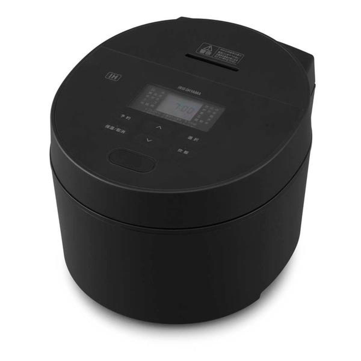 【楽天市場】【在庫有・即納】 炊飯器 5.5合 一人暮らし IHジャー炊飯器 5.5合 アイリスオーヤマブラック RC-ISA50-B ...