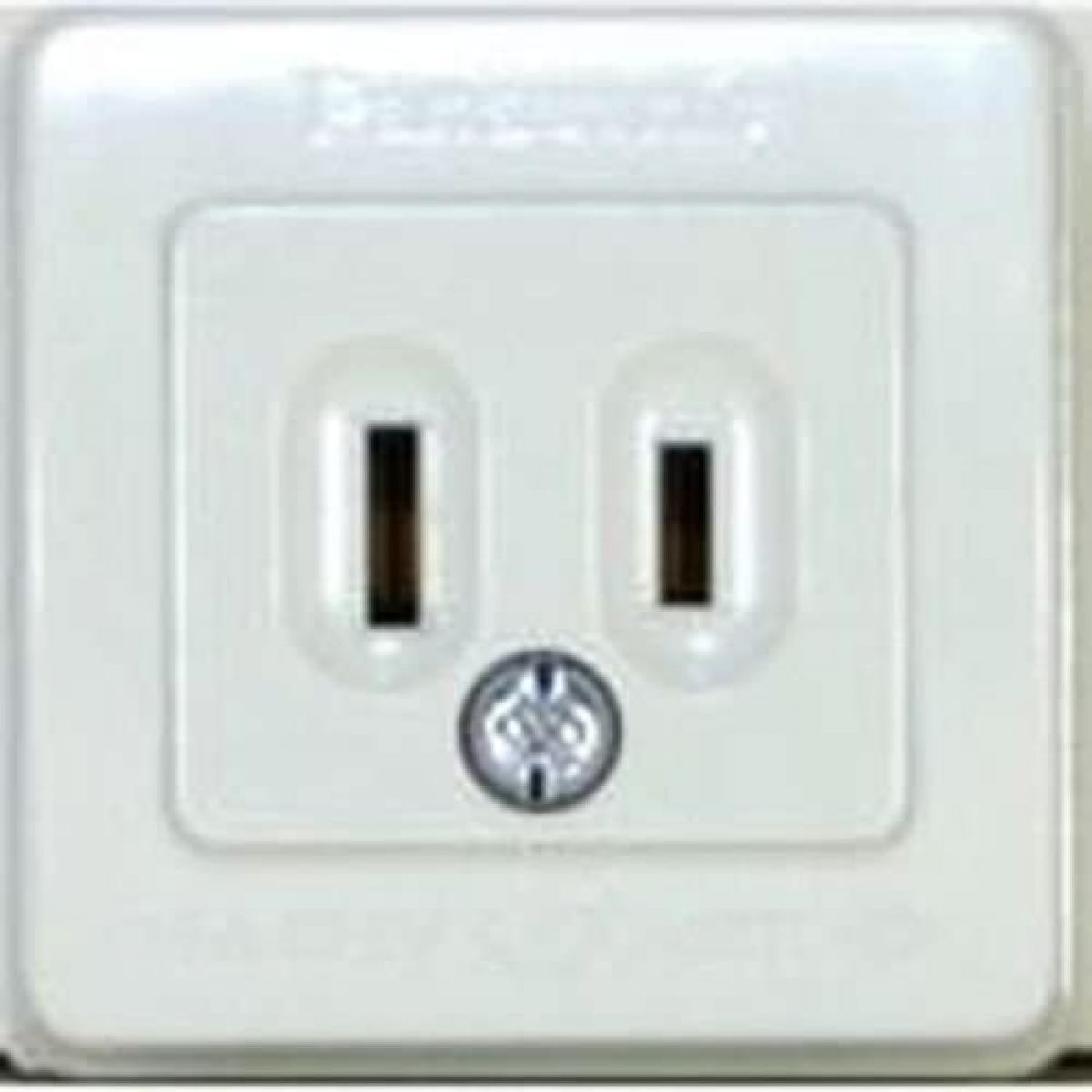 【楽天市場】パナソニック(Panasonic) 露出コンセント WK1012W 角型コンセント：ファンズファクトリー