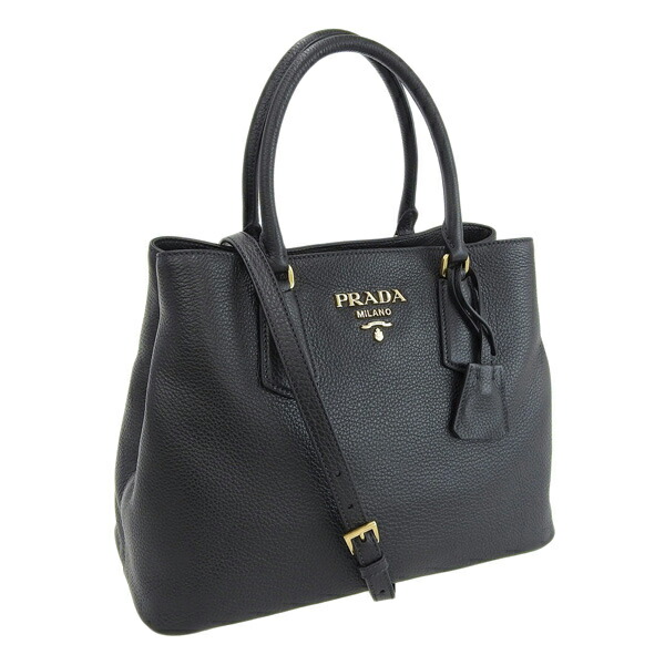 【楽天市場】プラダ/PRADA トートバッグ ハンドバッグ 2WAY バッグ レザー ブラック レディース 1ba239viph-nero 土 ...